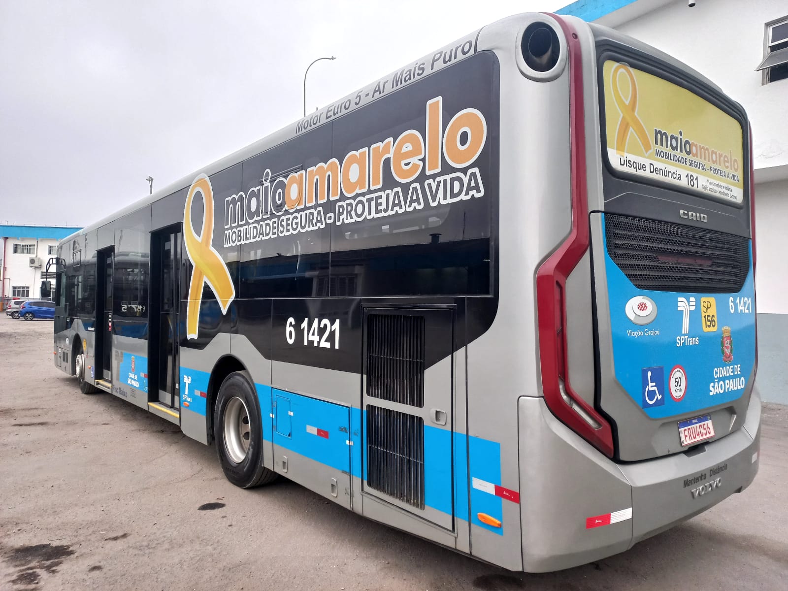 SPTrans organiza ação por segurança viária - + Ônibus